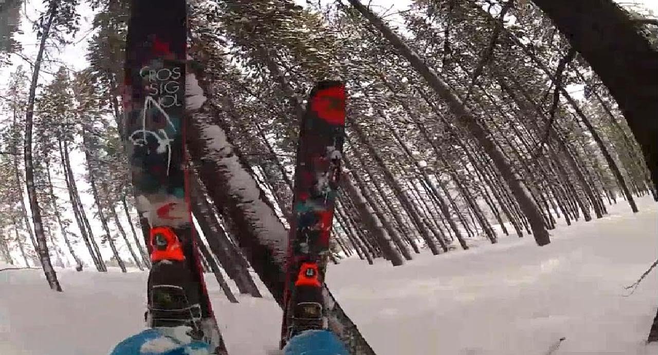 Castle Mountain Cold Smoke in the Forest - YouTube