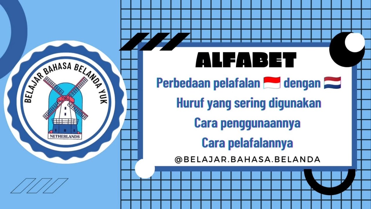 Cara pelafalan alfabet dalam bahasa Belanda 🇳🇱 | Eps #2 - YouTube