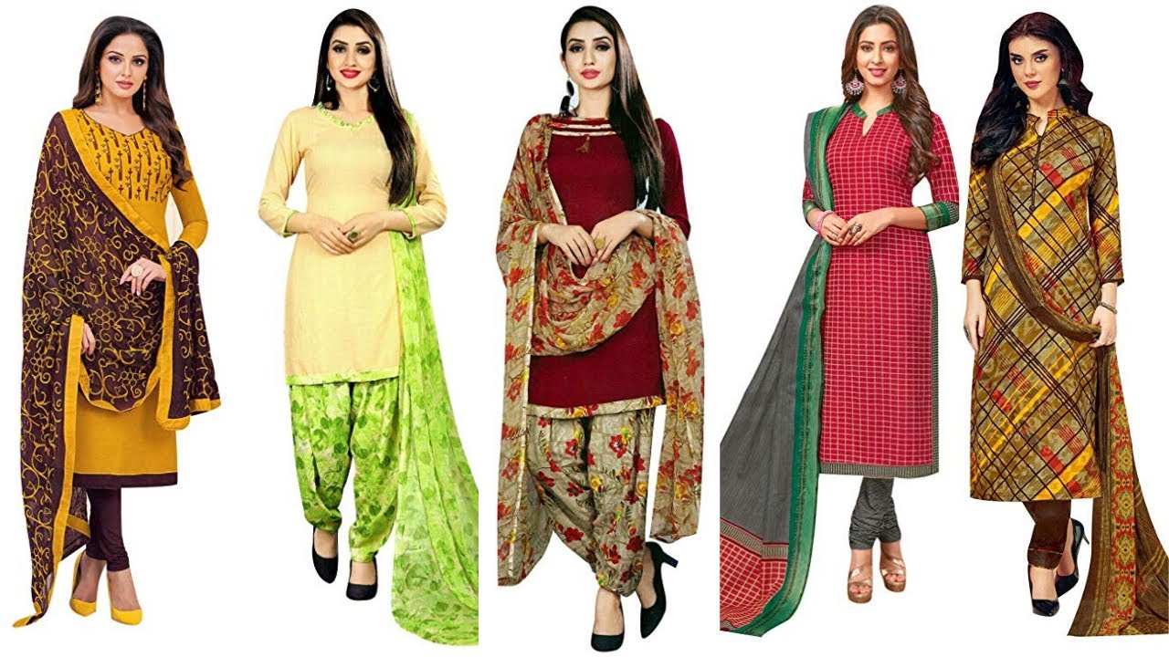 Simple and Beautiful Salwar suit design on amazon//buy online - YouTube