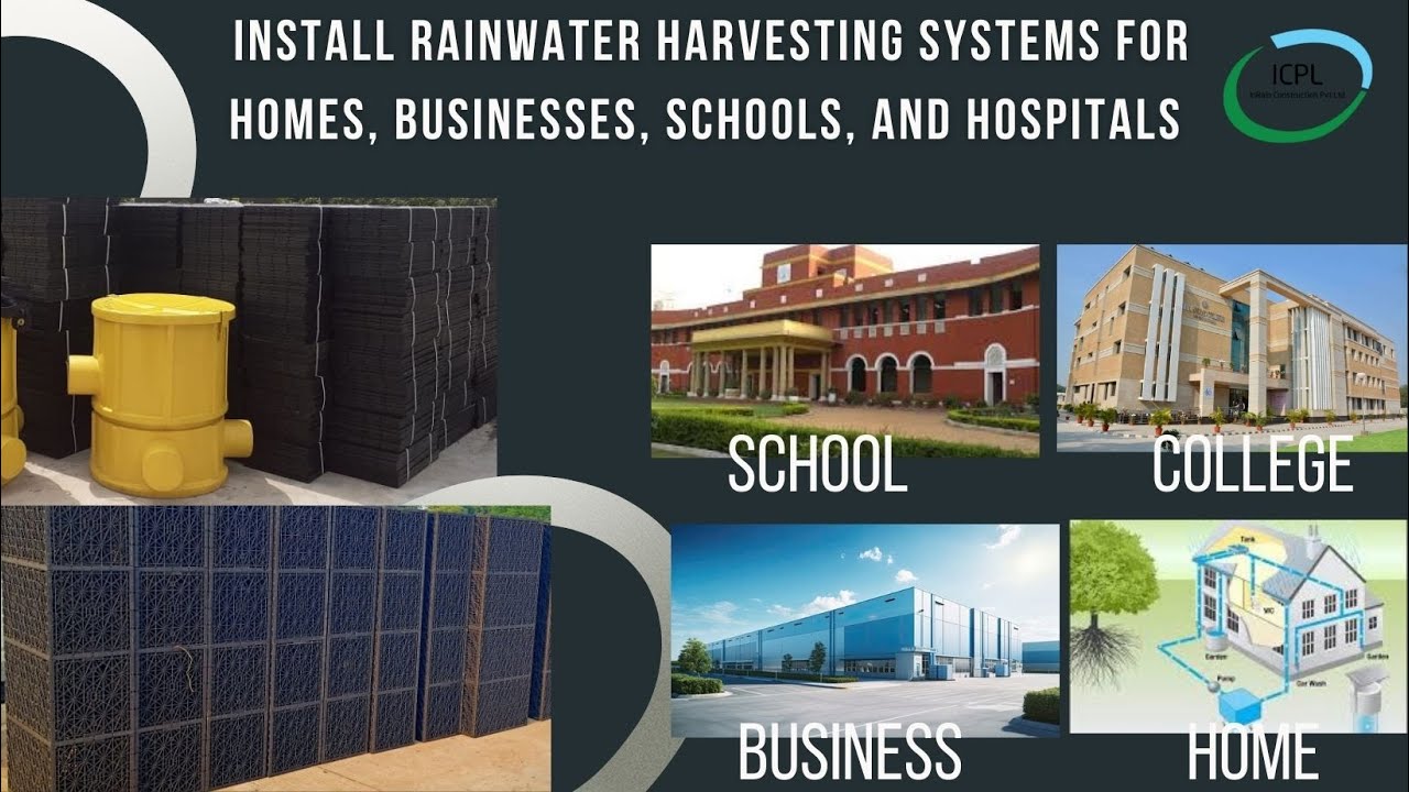 Install Rainwater Harvesting System | Step-by-Step Guide to Installing Modular Rainwater ...