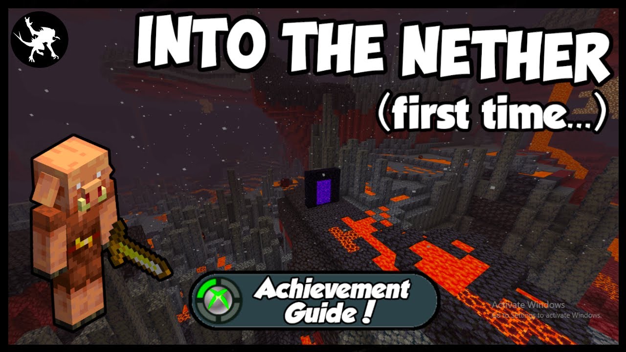 "My FIRST TIME Entering The NEW NETHER..." - Minecraft: Achievement ...