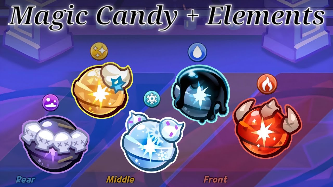 How Far Can Strong Magic Candy Team With Different Elements Go? Il Cookie Run Kingdom - YouTube