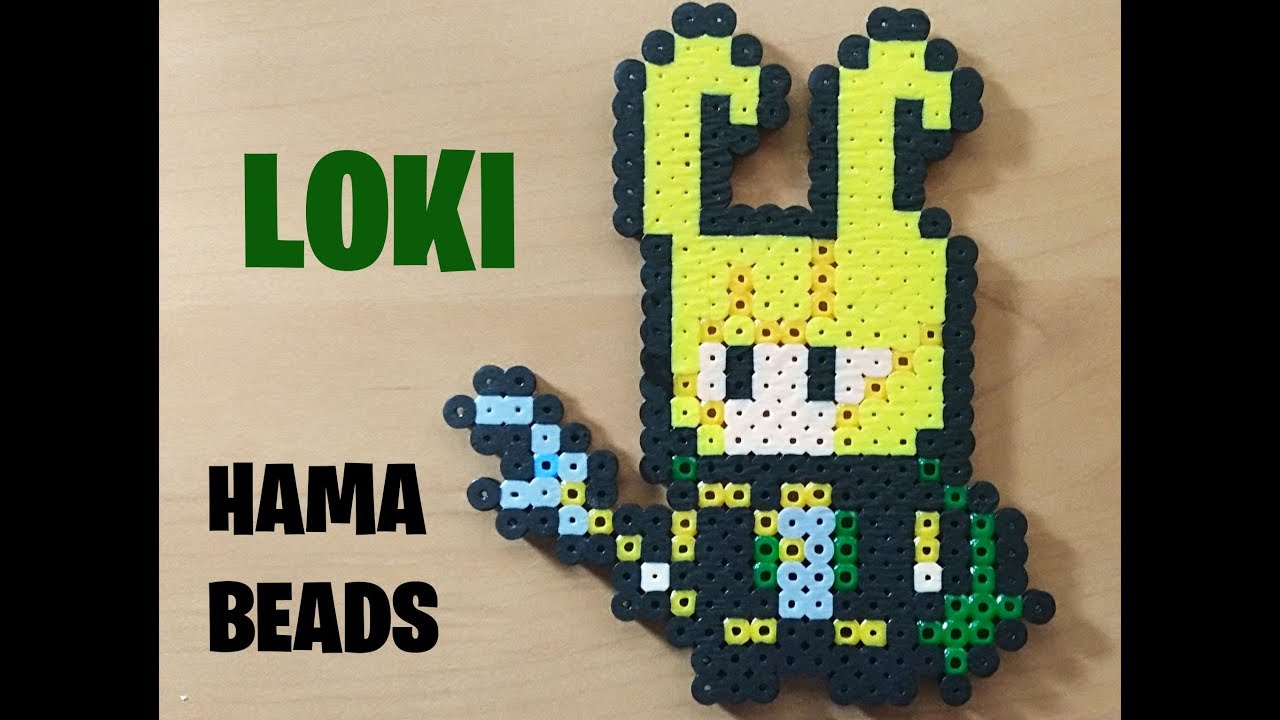 TUTORIAL HAMA BEADS: LOKI (MARVEL) - YouTube