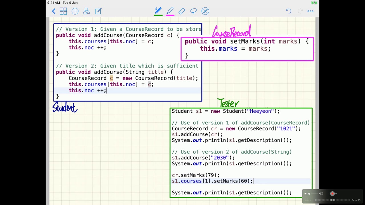 Cs1b Java Tutorial 44 Object Oriented Programming Oop Adding An 0749
