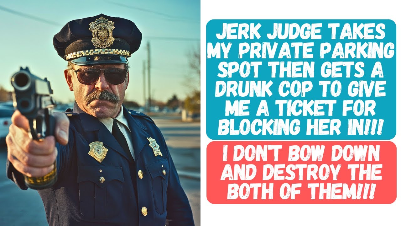 Drunk Cop Gives Me a Ticket for Blocking in a Judge That Took My Parking Spot!!! - YouTube