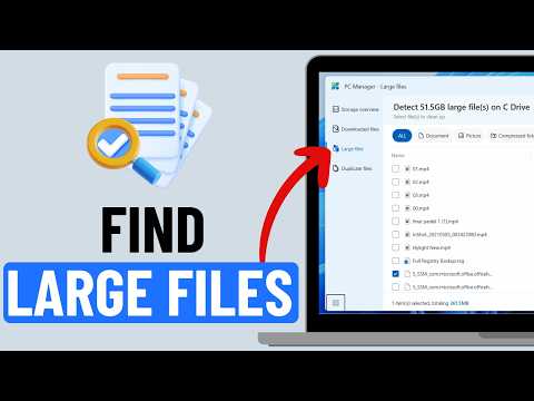 How to Find All Large Files on Windows 11 (With One Click)