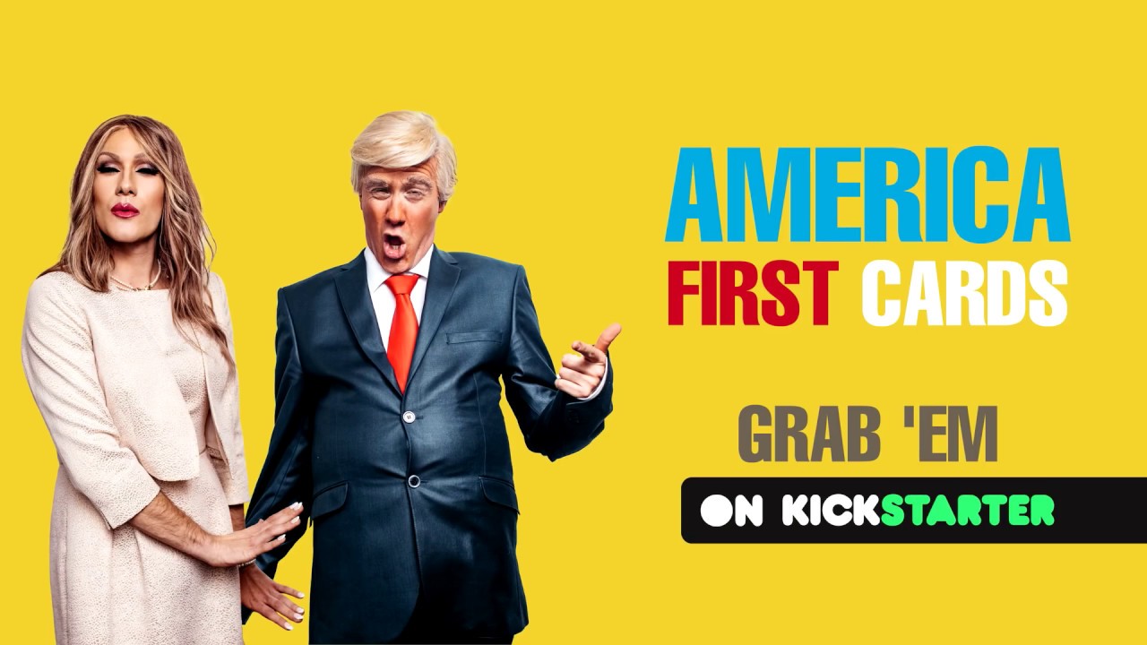 Klemen Slakonja as Trump & Melania - AMERICA FIRST CARDS (Kickstarter ...