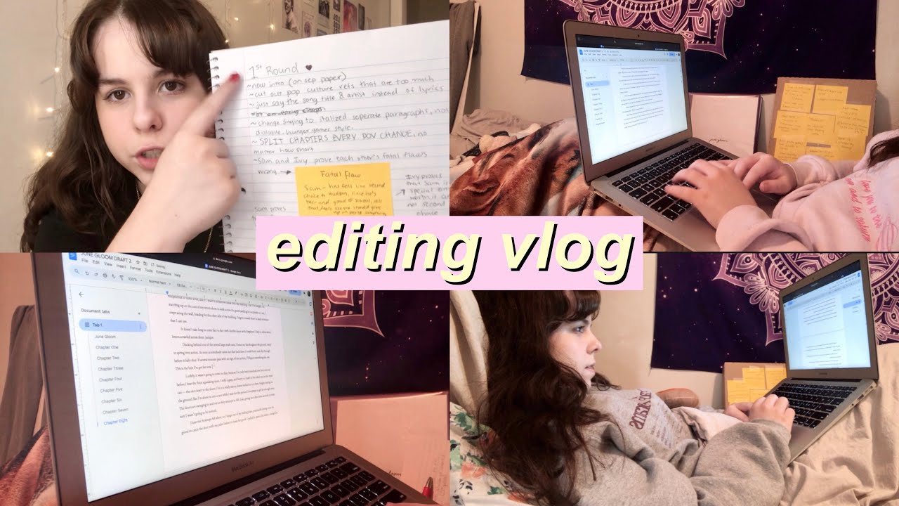 spend an editing week with me ️💭👩🏻‍💻weekly writing vlog - YouTube
