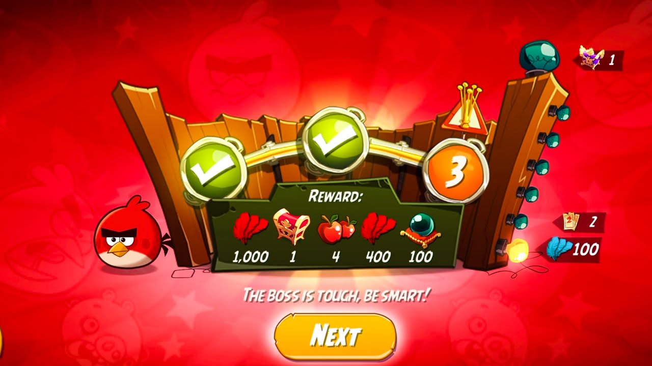 Angry Birds 2 Red Rumble Daily Challenge 4-4-5 Complete 24/10/2022 ...