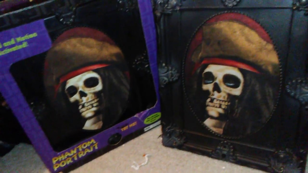 Gemmy Animated Phantom Portraits: Pirate Skeleton - YouTube