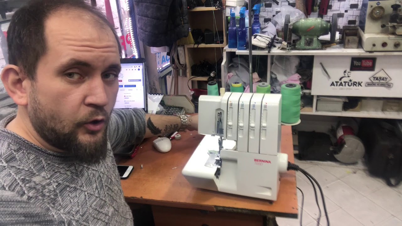 Bernina Bernette 700D Overlok Makinesi - YouTube
