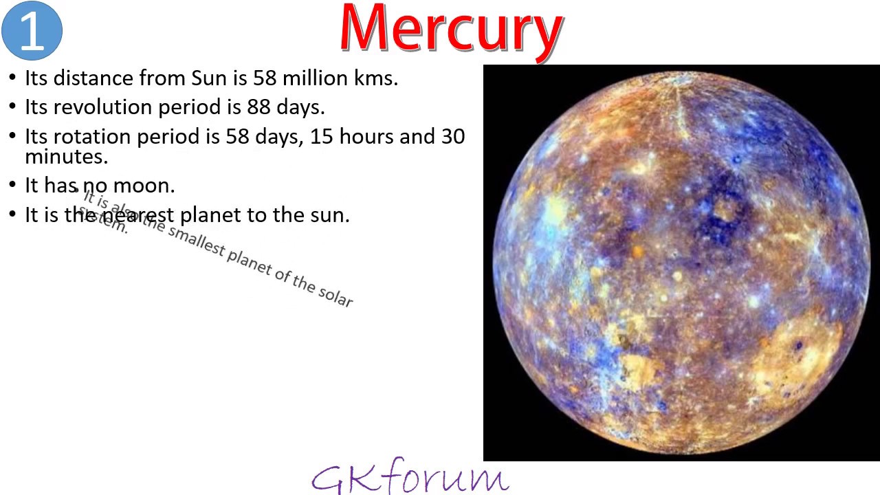 Planets and Their Characteristics - YouTube