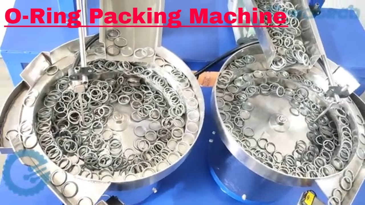 O-Ring Counting Packing Machine | O Ring Packing Machine - YouTube