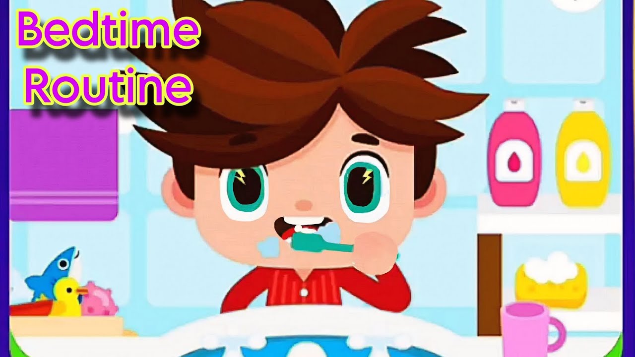 Bedtime Routine | Learn Good Habits | toddler learning and educational ...