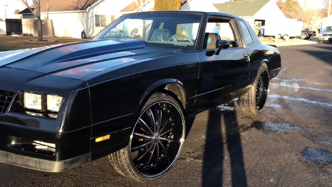 1985 SS Monte Carlo on 24’s - YouTube