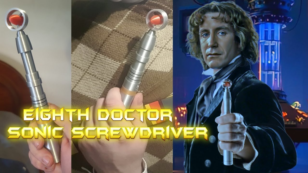 3D printed Sonic Screwdriver prop (TV Movie version) - YouTube