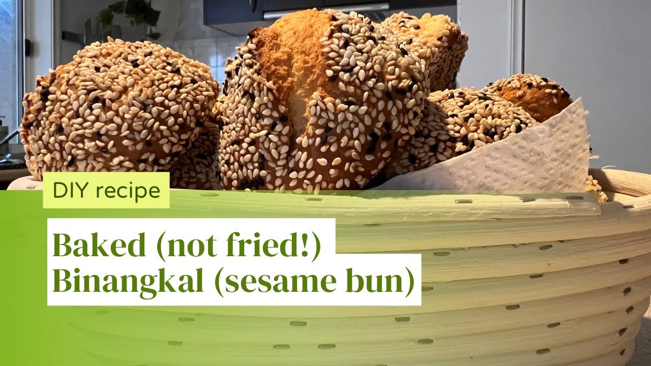 Baked Binangkal (Sesame bun) - YouTube