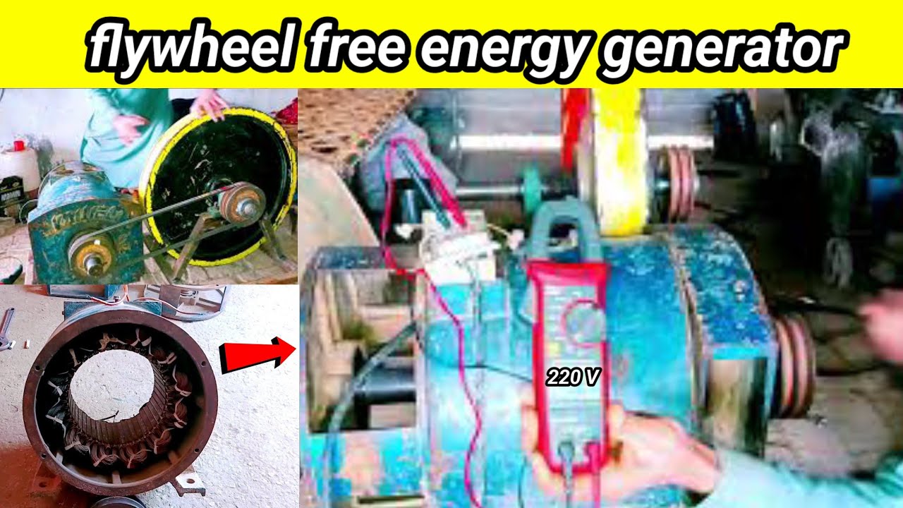 flywheel free energy generator ki testing#magnet - YouTube