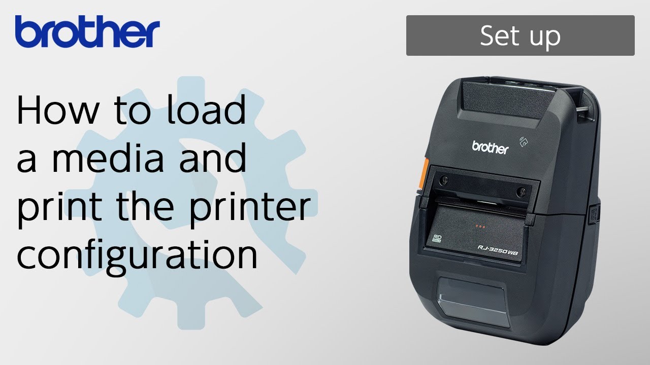 How to load a media and print the printer configuration [Brother Global ...