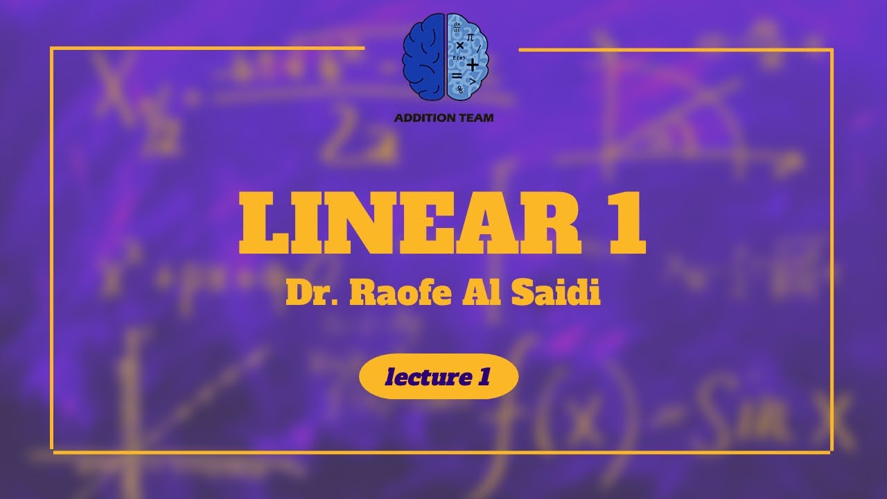 Math 140. Lect.1 Elementary row operation - YouTube