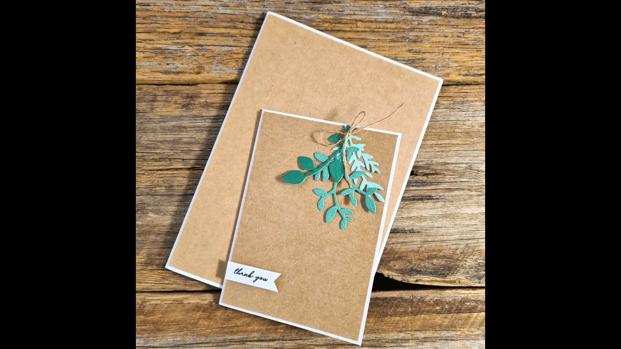 CARDMAKING Mini handmade card - YouTube