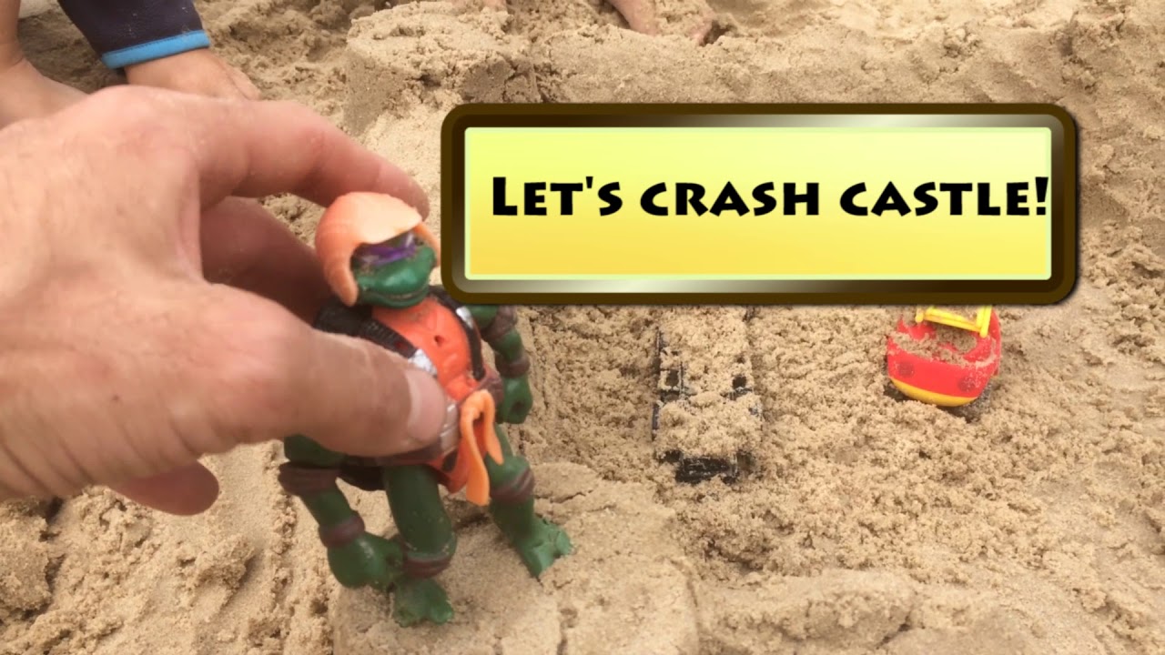 to crash sand castle - YouTube