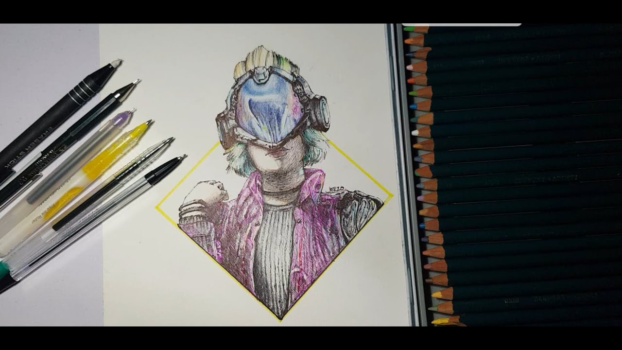 CODM CHARACTER TIMELAPSE SKETCH - YouTube