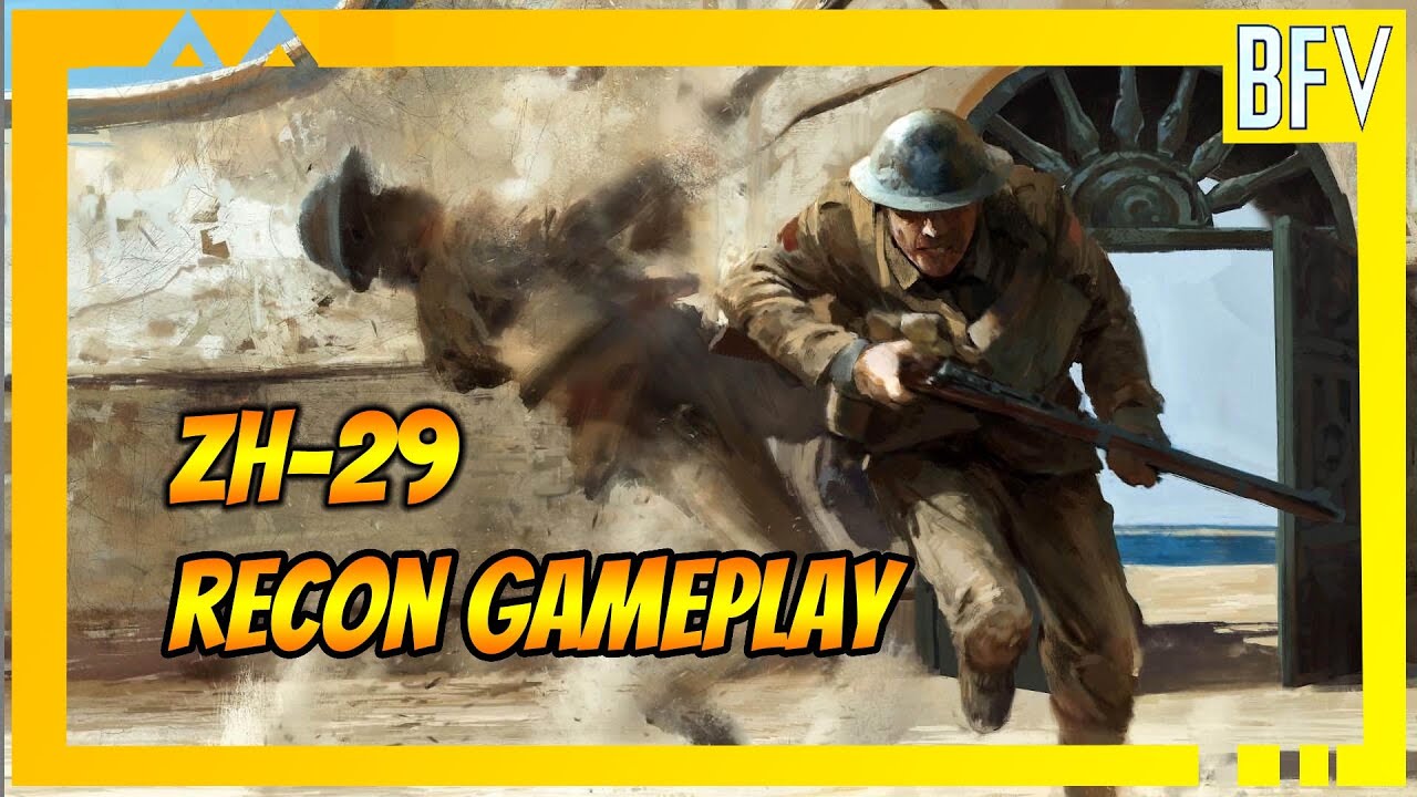 Battlefield V - ZH-29 Recon Gameplay. Best Noob sniper rifle! - YouTube