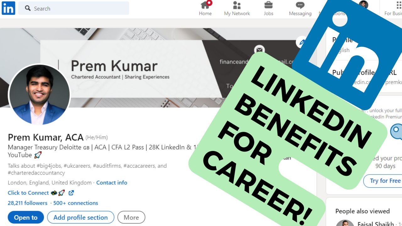 LinkedIn tutorial for beginners in Hindi / Urdu | Benefits of LinkedIn ...