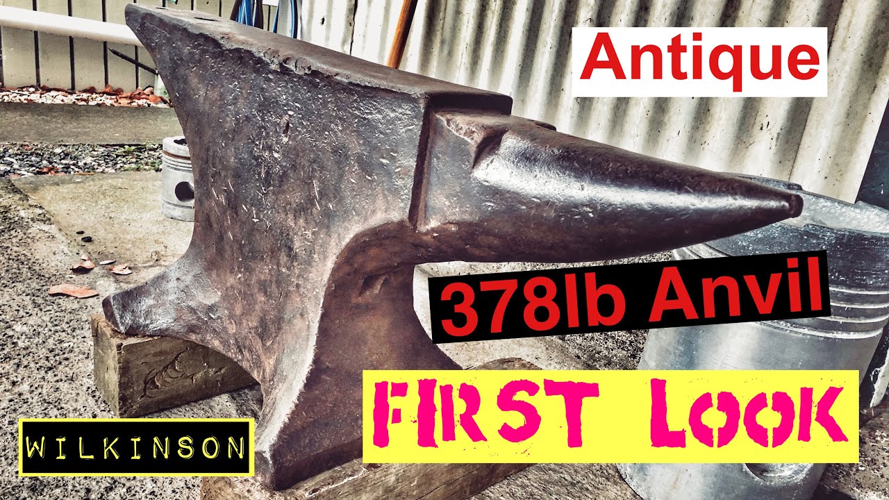 My BIG Anvil - 378 Pound Wilkinson Anvil - YouTube