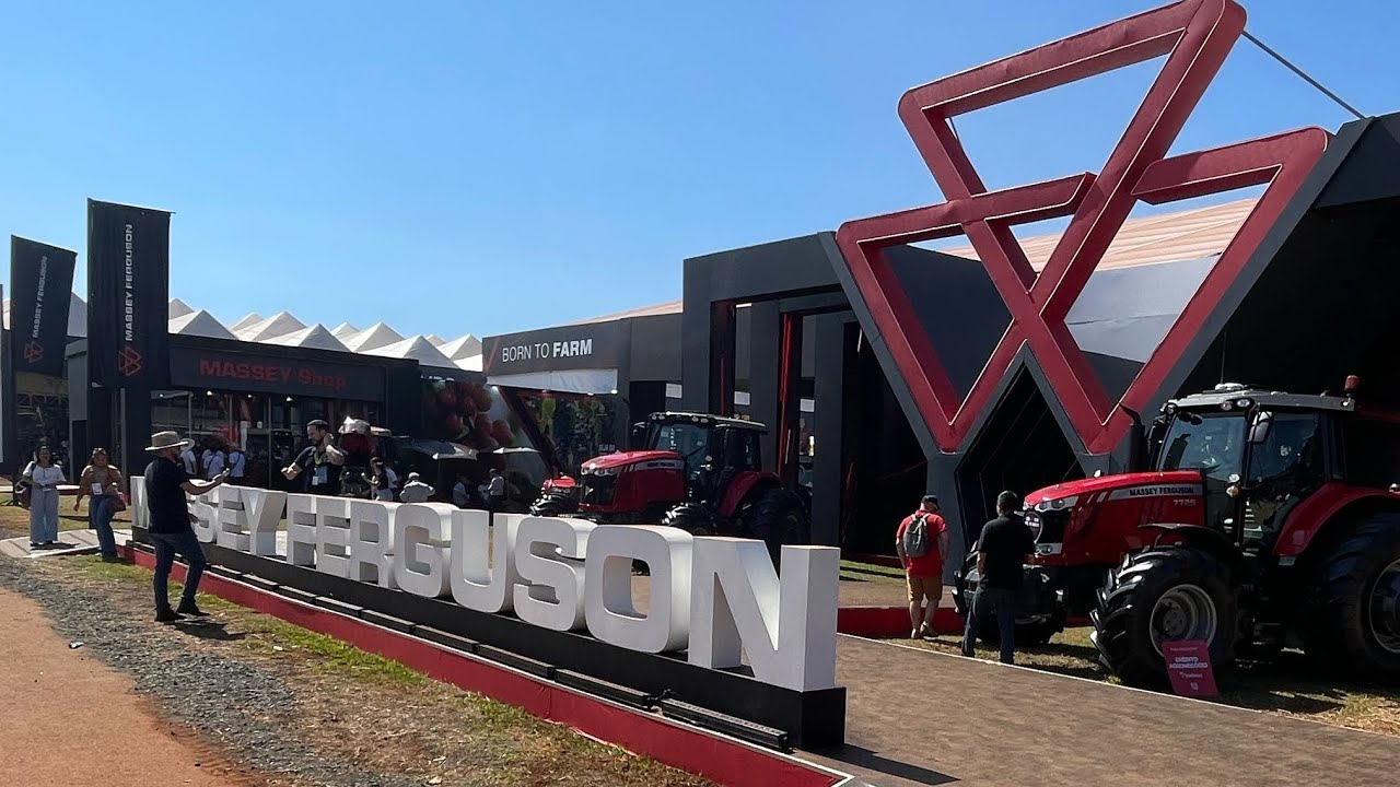 Stand Massey Ferguson na Agrishow 2024 (parte 1) - YouTube