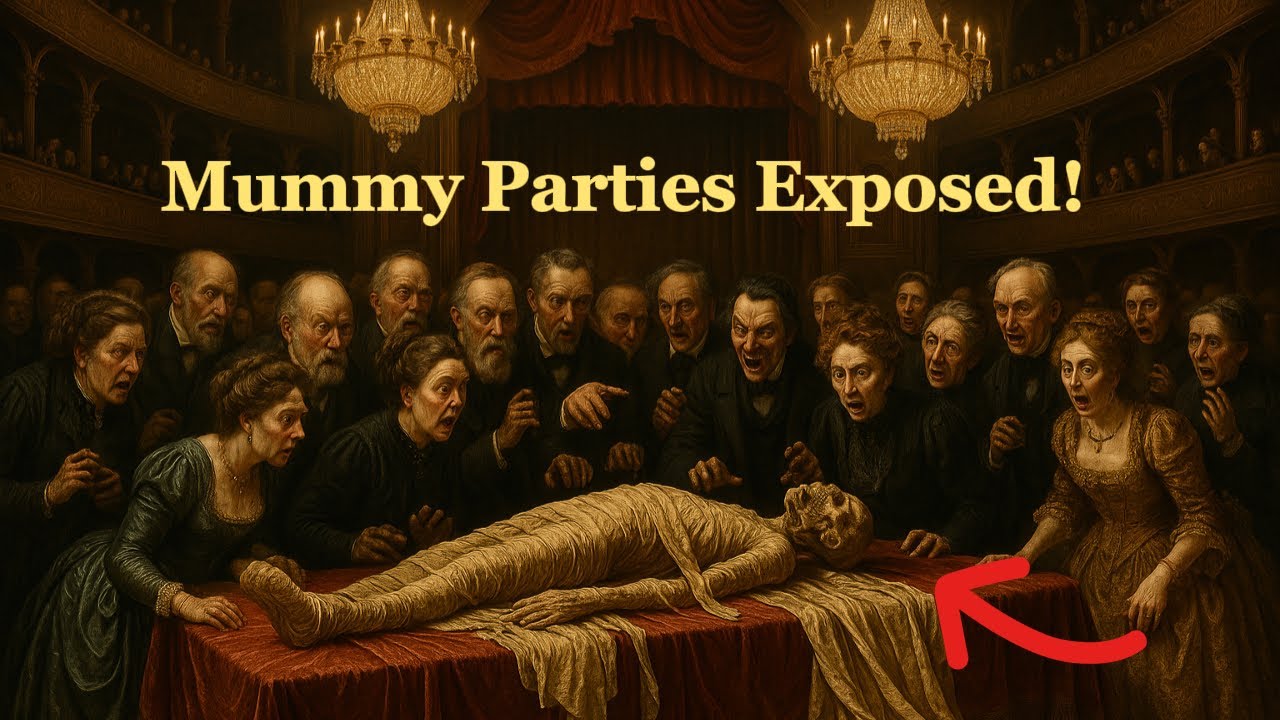Victorian mummy parties – when death became entertainment - YouTube