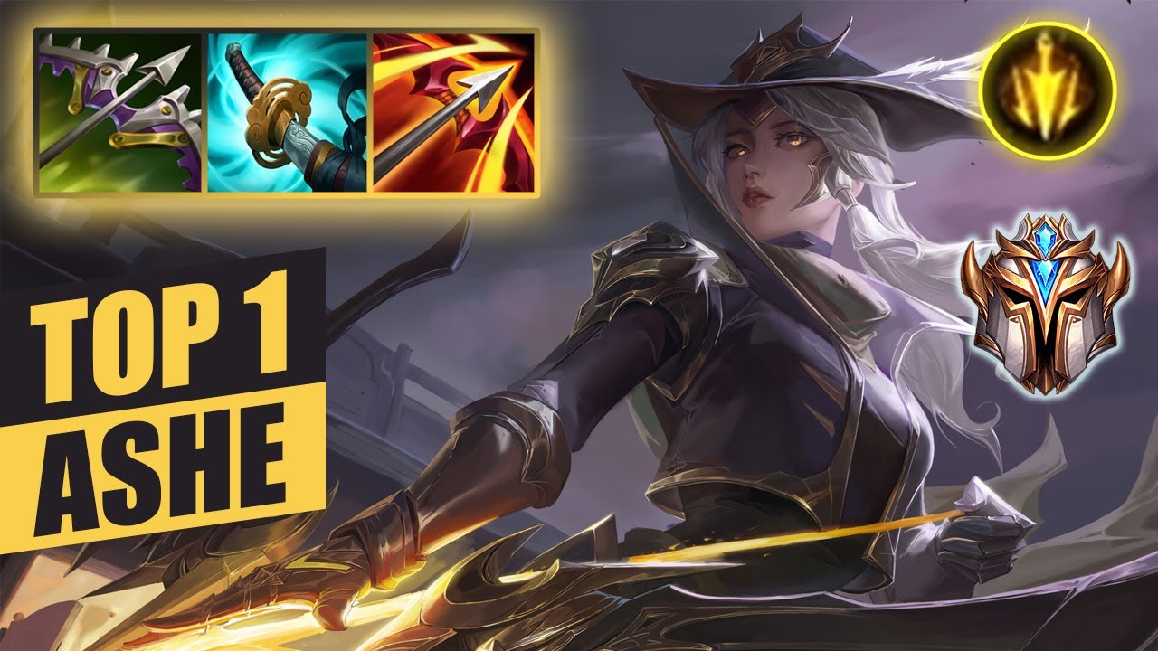 [Wild Rift] ASHE TOP 1 - S7 Challenger ranked game + build - YouTube