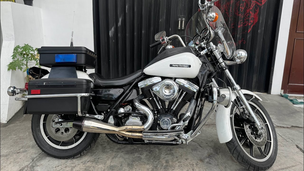 Rare item Harley Davidson FXRP ( FXR police ) tahun 1992 collector item ...