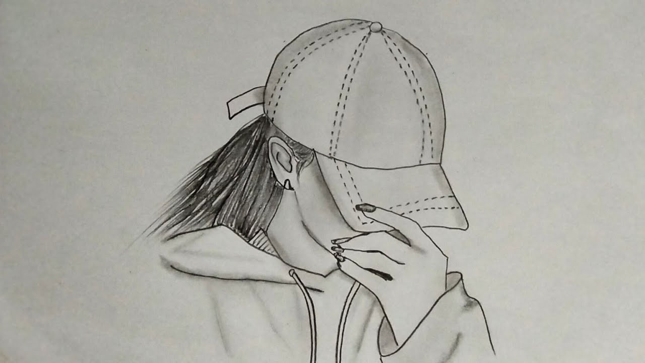 How to draw Hidden face - step by step || Pencil Sketch for beginners ...