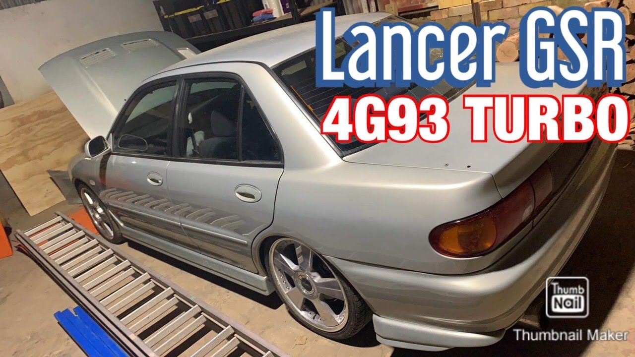 MITSUBISHI LANCER GSR TURBO 4G93 WITH LUMPY CAMS - EVO3 - YouTube