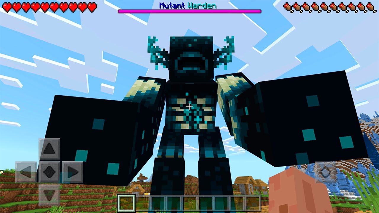 TITAN Mutant Warden ADDON in Minecraft PE - YouTube
