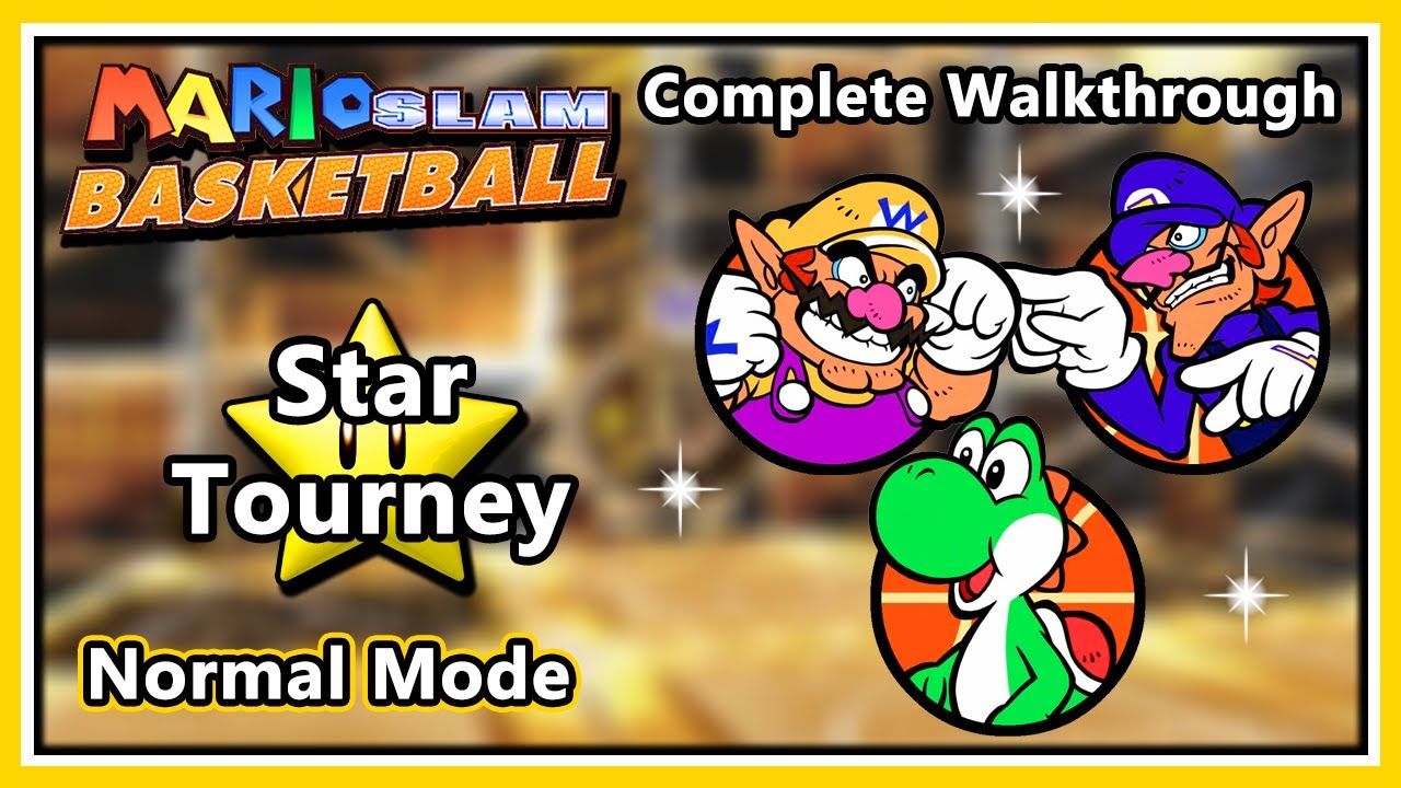 Mario Slam Basketball (Mario Hoops: 3-on-3) - CW - Star Tourney ...