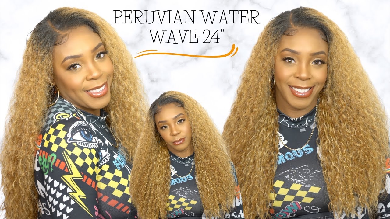 Outre 100% Human Hair Blend 5x5 HD Lace Closure Wig - HHB PERUVIAN ...