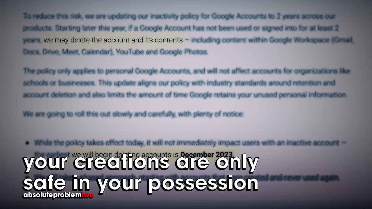 Google's New Inactive Account Policy Is Why You Should Never Delete The ...