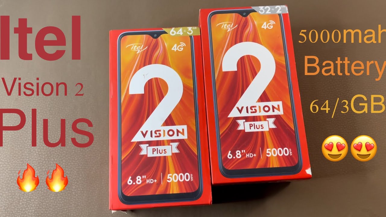 itel Vision 2 Plus , 1st Unboxing & Review Video On YouTube | Expected ...
