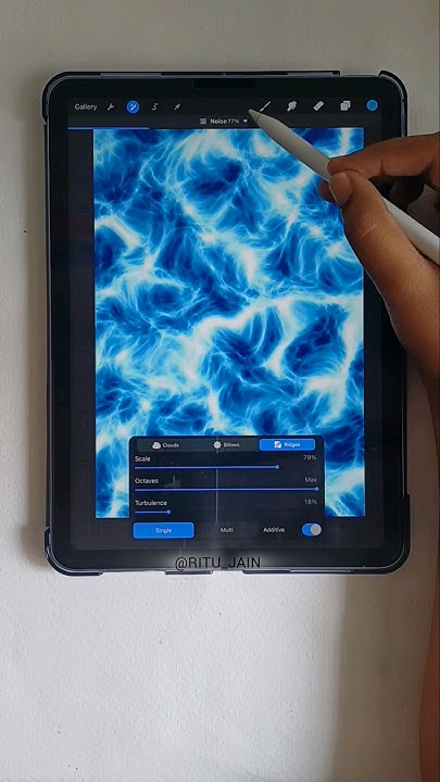 WATER TEXTURE Tutorial #procreate #procreateart #createrstudio # ...
