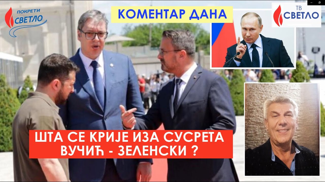 ŠTA SE KRIJE IZA SUSRETA VUČIĆ - ZELENSKI? - Miroslav Paravinja - YouTube