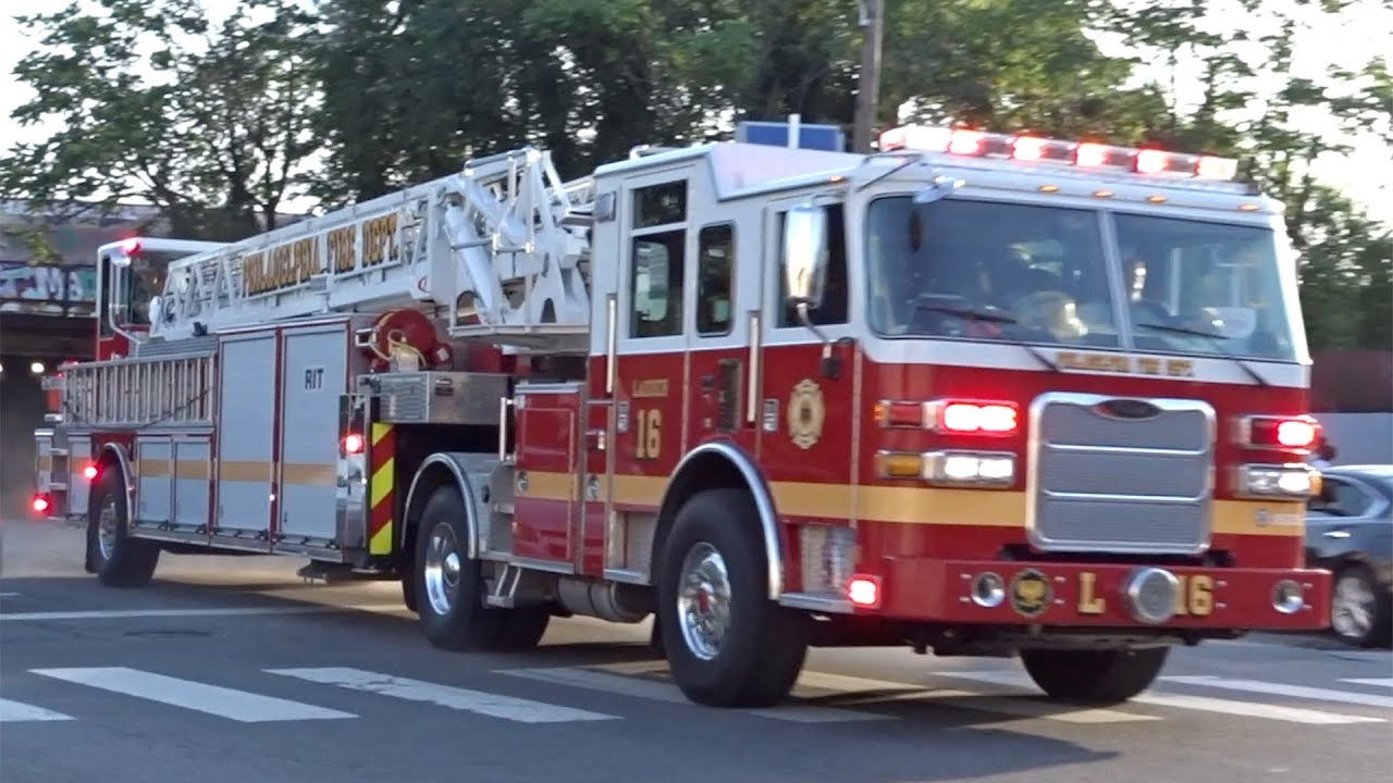 PFD Ladder 16 Responding - YouTube