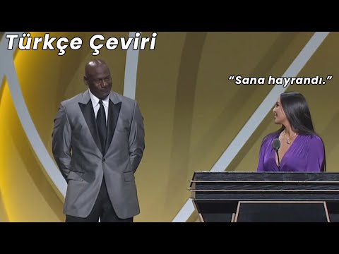 Vanessa Bryant'ın Kobe Bryant İçin Yaptığı Hall of Fame Konuşması | Türkçe Çeviri