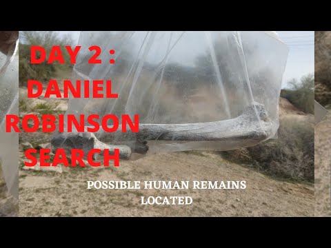 DAY 2: DANIEL ROBINSON Search. POSSIBLE HUMAN REMAINS FOUND! - YouTube