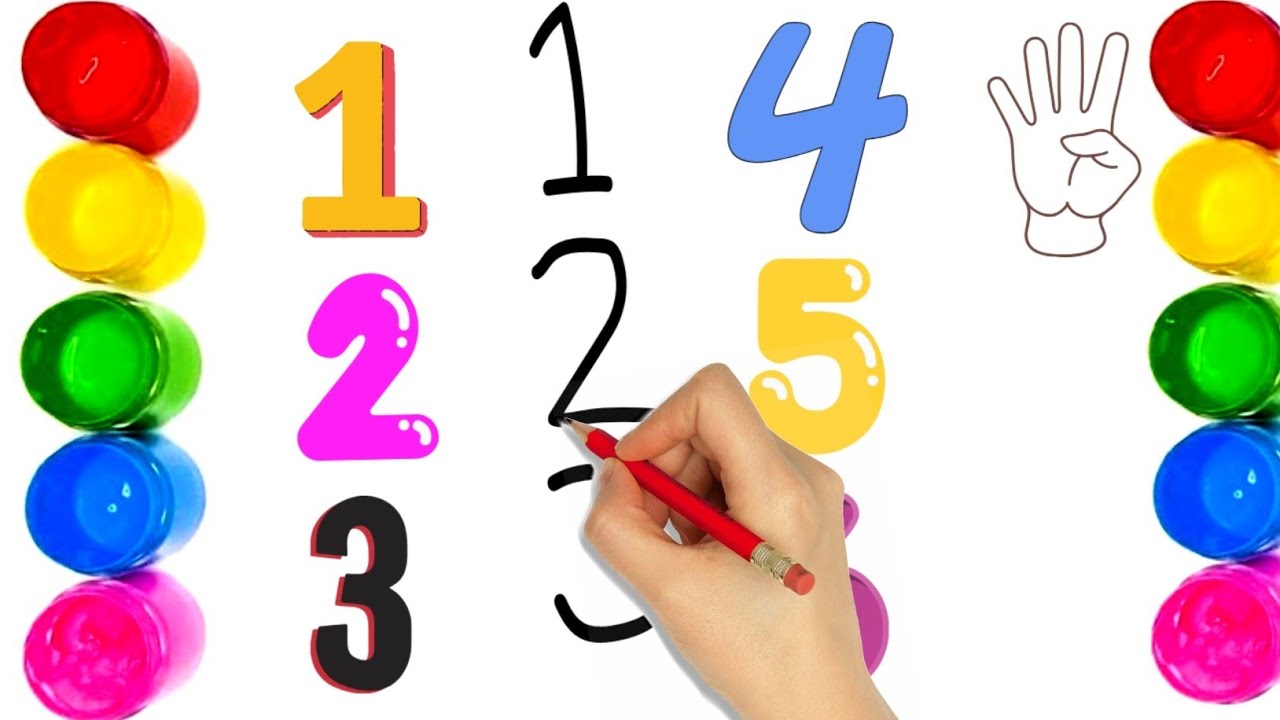 learn to Count 1to 100,ginti,Number song,Colour Recognition for kids ...