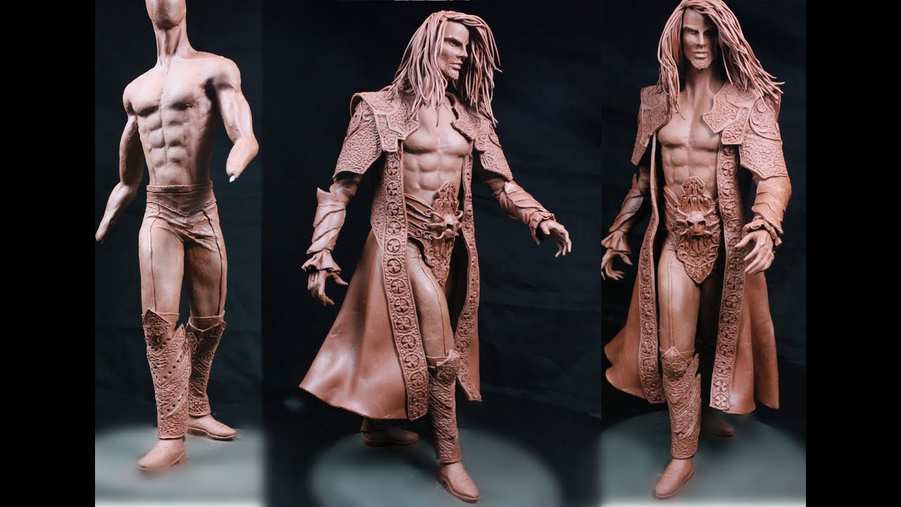 sculpting Gabriel Belmont from Castlevania Lords of the Shadow. Dracula ...