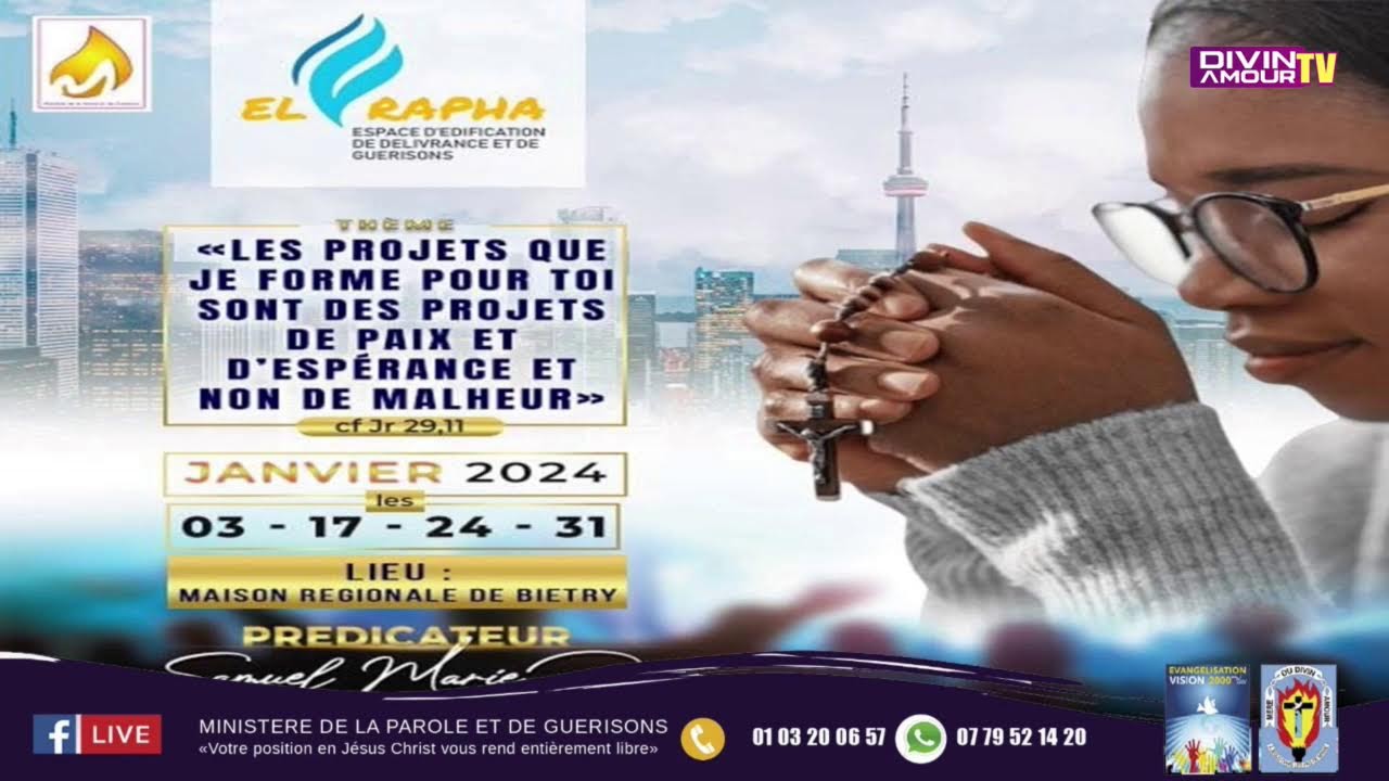 "Espace "EL RAPHA" du mercredi 31 janvier 2024 - YouTube