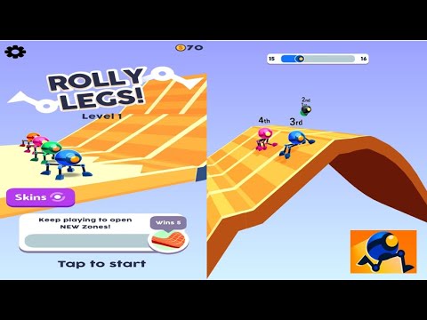 rolly legs gameplay walkthrough - YouTube